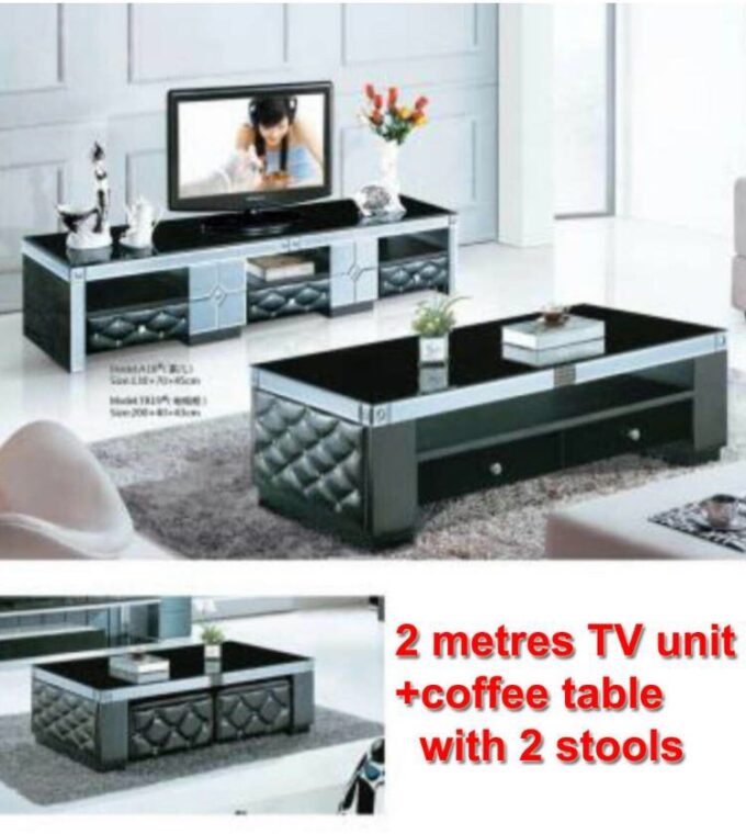 Charon TV unit and Coffee Table - Easy Home Furniture