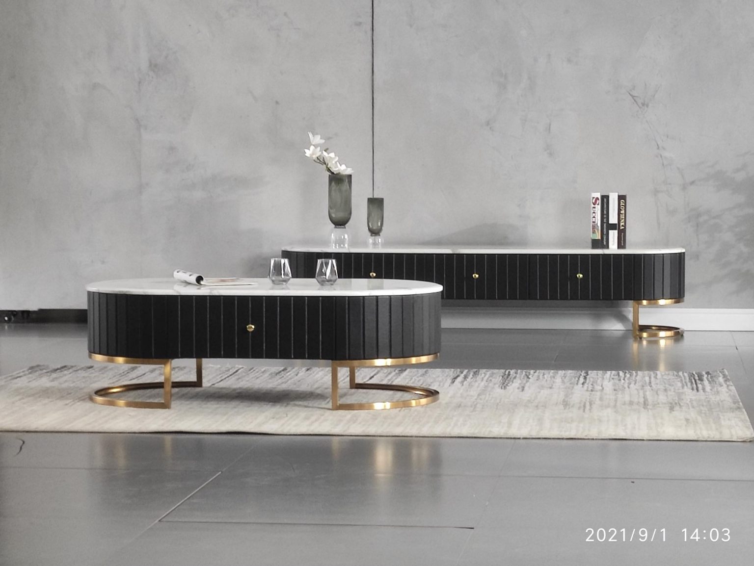 Elsa TV Unit - 2 m Long - Easy Home Furniture