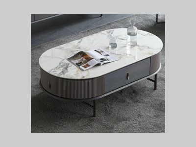Elsa Coffee Table - Sintered Stone Top - Easy Home Furniture