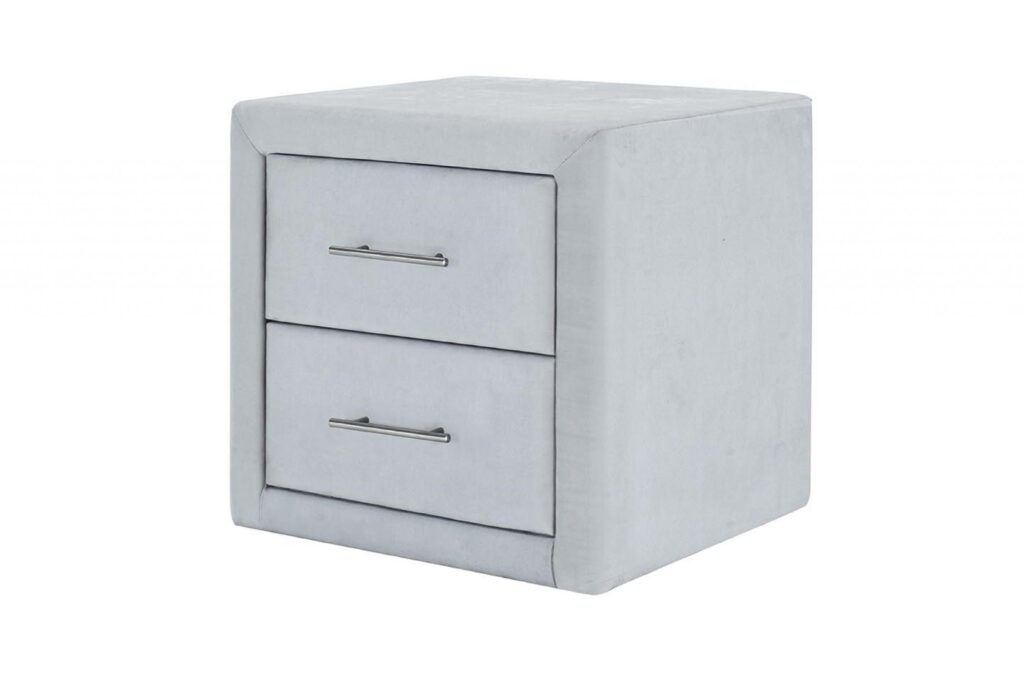 Angela Velvet Bed Side table - Easy Home Furniture Angela Velvet Bed Side table - Easy Home Furniture